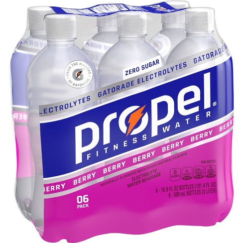 Propel Zero Berry Nutrient Enhanced Water - 6pk/16.9 Fl Oz Bottles : Target