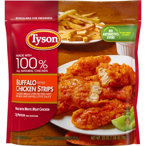 Tyson Buffalo Style Chicken Strips - Frozen - 25oz : Target