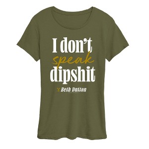 Women's - Yellowstone - Don't Speak Short Sleeve Graphic T-Shirt : Target
