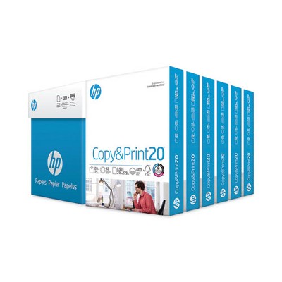 Hp Papers Office20 Paper, 92 Bright, 20 Lb Bond Weight, 8.5 X 11, White ...