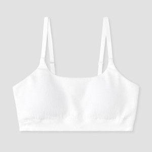 Girls' Ribbed Pullover Bralette - Art Class™ White M : Target