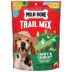 Milk-Bone Beef and Sweet Potato Trail Mix Dog Treats - 8oz : Target