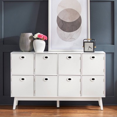 Xl Jamie Cabinet White - Buylateral: Mid-century Modern Style, Mdf ...