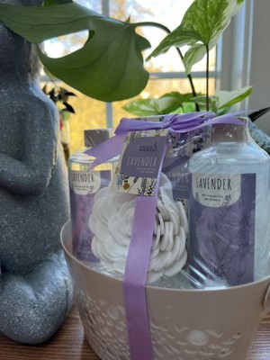 Freida & Joe Lavender Fragrance Bath & Body Collection Basket Gift Set ...