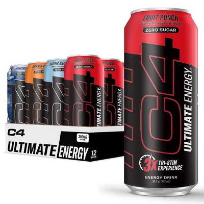 C4 Smart Energy Performance Jolly Rancher Watermelon Energy Drink - 16 ...