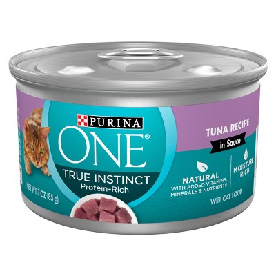 Purina One In Tuna And Fish Flavor Wet Cat Food - 3oz : Target