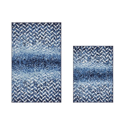 Better Trends Casablanca 100% Micro Polyester Knitted Chevron Pattern ...