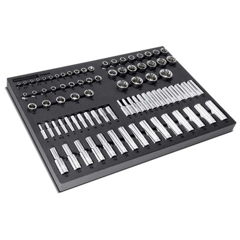 Powerbuilt 85 Piece Pro Tech Metric Socket Set : Target