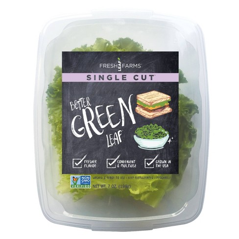 Washed & Trimmed Green Leaf Lettuce - 7oz : Target
