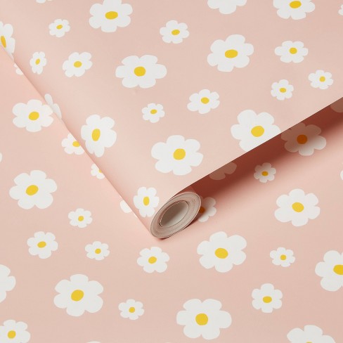Pink Daisy Kids' Wallpaper - Pillowfort™ : Target