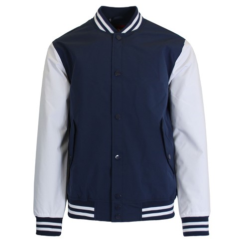Spire By Galaxy Men's Lightweight Varsity Jacket : Target