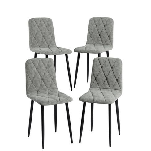 34.7"dining Chairs Set Of 4, Modern Kitchen Dining Room Chairs, Pu ...