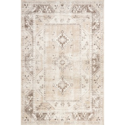 Nuloom Diane Vintage Medallion Machine Washable Area Rug, 5' X 8 ...