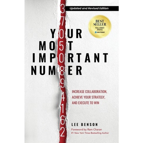 Your Most Important Number - By Lee Benson (hardcover) : Target