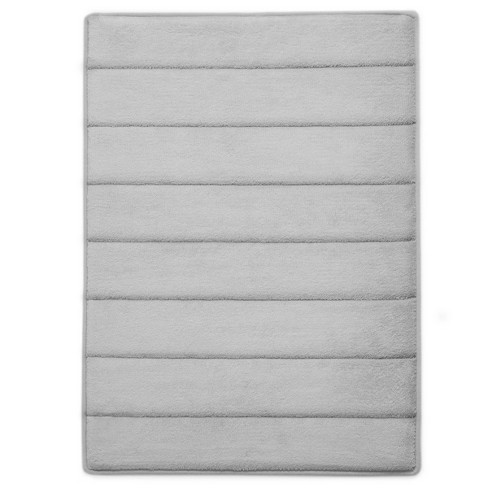 17"x24" Quick Dry Memory Foam Luxury Coretex Bath Rug Rug Runner Light ...