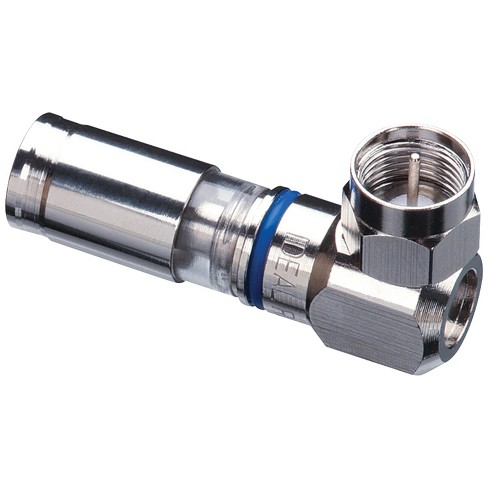 Ideal® Rg6 & Rg6 Insite™ Rtq™ Plenum Right-angle F-connector, 5 Pk In ...