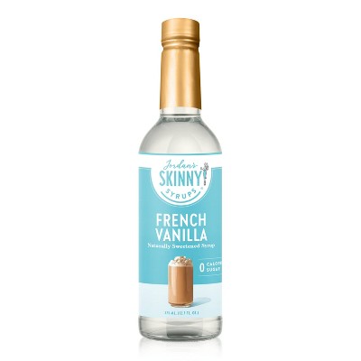 Jordan's Skinny Syrups Naturally Sweetened French Vanilla Syrup - 12 ...