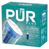 Pur Plus 11 Cup Water Pitcher Filtration System White/blue Ppt110wa ...