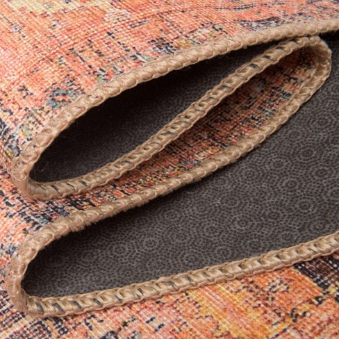 Unique Loom 7' 10 X 10' 0 Peter Timeless Rust Red Rectangle Area Rug ...