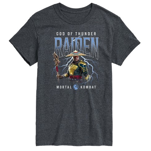 Men's Mortal Kombat Raiden Short Sleeve Graphic T-shirt - Heather ...