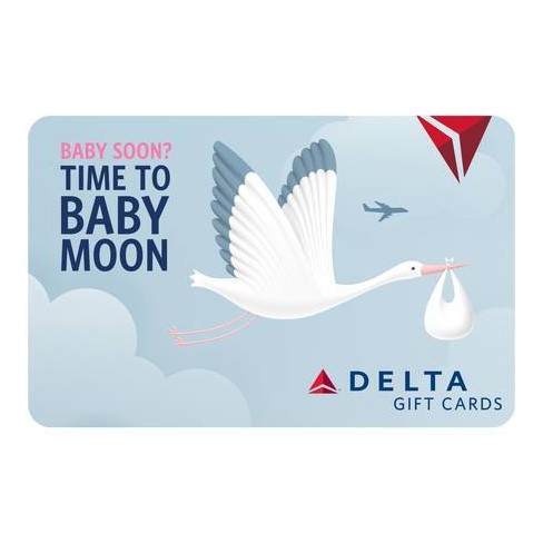 Delta Airlines Baby Moon $50 Gift Card (email Delivery) : Target