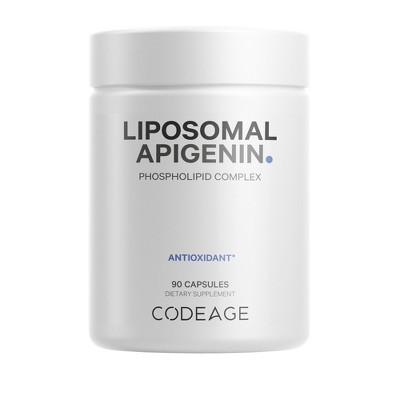 Codeage Liposomal Apigenin, Chamomile Extract, Phospholipids, Bioflavonoids Supplement - 90ct ...