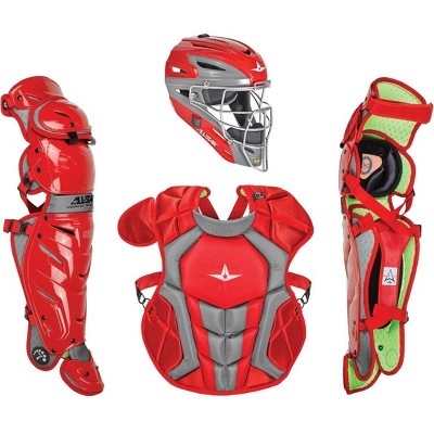 All Star Intermediate System7 Axis Catchers Kit Scarlet | Black : Target
