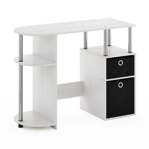 HomeStock 30 in.H Brown Color Wood Writing Desks with All Purpose ...