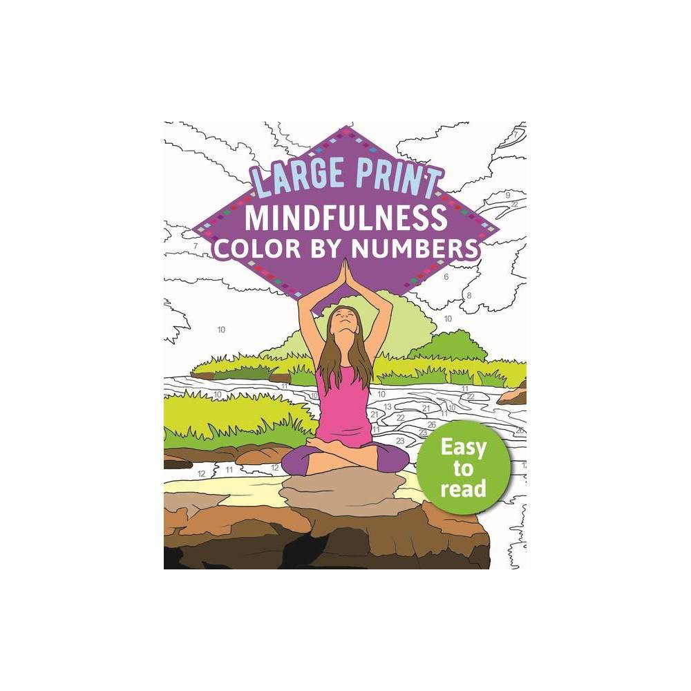 ISBN 9781789500493 - Mindfulness Color-By-Numbers Large Print ...
