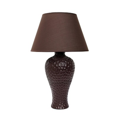 Ceramic Stone Table Lamp Pink - Simple Designs : Target