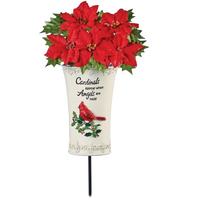 Northlight Floral Welcome Outdoor Yard Metal Garden Stake - 8" - White ...