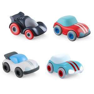 HABA Cars Race Car Bundle - Includes 4 Speedsters with Momentum Motors ...