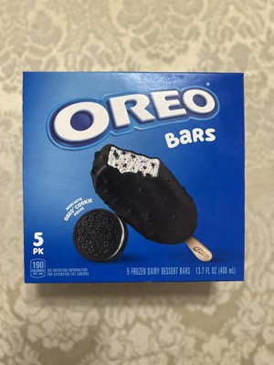 Oreo Ice Cream Bar Frozen Desserts - 5ct/13.7 Fl Oz : Target