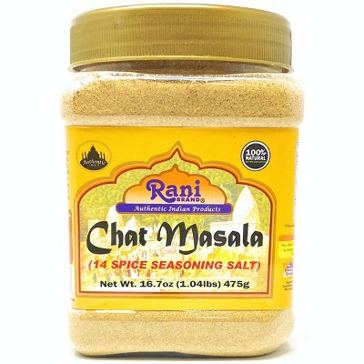 Chat Masala, 14 Spice Seasoning Salt Tangy Indian Seasoning - 4.5oz ...
