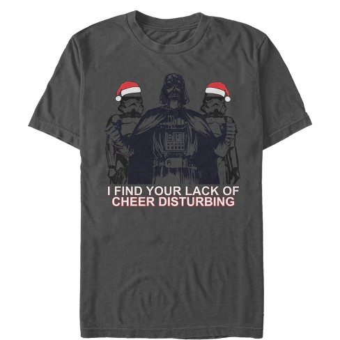 Men's Star Wars Darth Vader Stormtrooper Holiday Spirit T-shirt ...