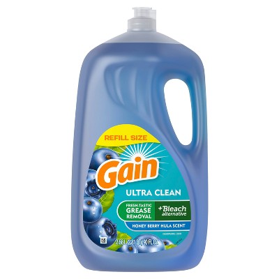 Gain Original Ultra Liquid Dish Soap - 90 Fl Oz : Target