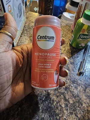 Centrum Menopause Support Clear Mind And Mood Vitamin Tablets - 30ct ...