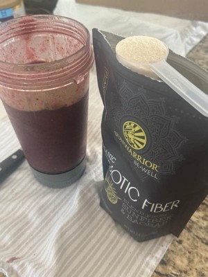 Be Well Organic Prebiotic Fiber Powder, Blend From Sunfiber & Baobab ...