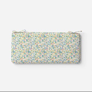 17"x37" Floral Print Bench Cushion Multi Warm - Room Essentials™ : Target