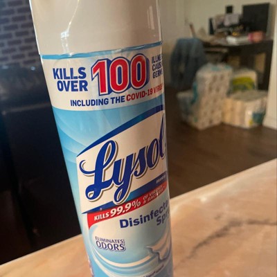 Lysol Crisp Linen Disinfectant Spray - 19oz/2ct : Target