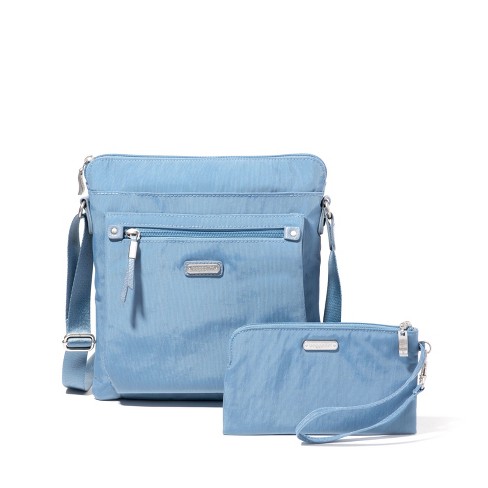 Baggallini Go Bagg Crossbody Bag With Rfid Wristlet - Cornflower : Target