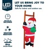 Joiedomi 6 Ft Climbing Santa Inflatable Decoration : Target