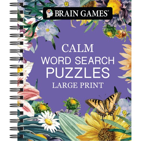 Brain Games - Calm: Word Search - Large Print - (brain Games Large ...