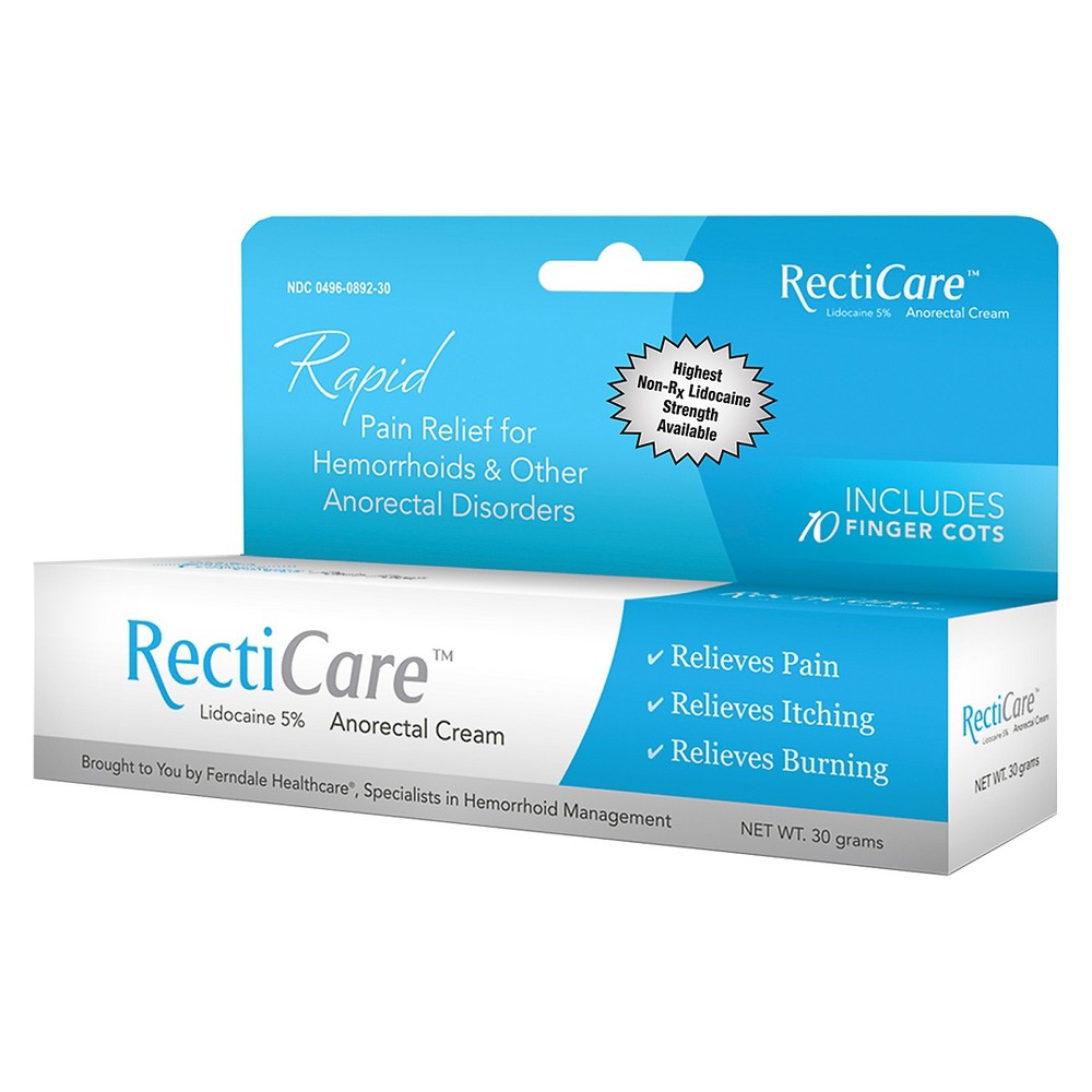 UPC 304960892300 - RectiCare Pain Relief Anorectal Hemorrhoid Cream ...