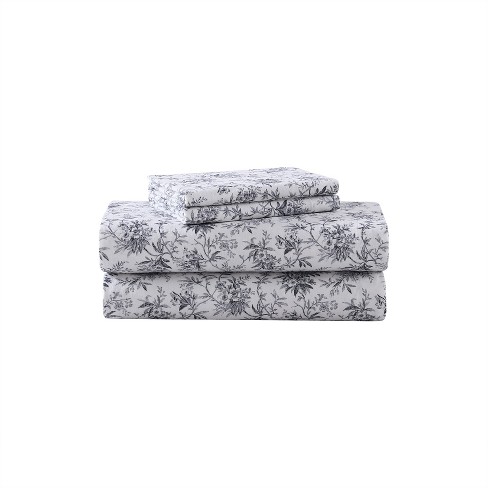 Laura Ashley Brushed Cotton Cozy Flannel Sheet Collection : Target