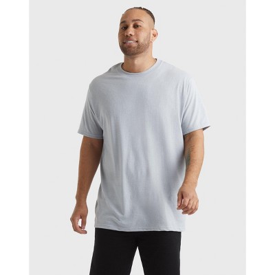 Hanes Originals Men's Tri-Blend T-Shirt (Big & Tall Sizes) Silverstone ...