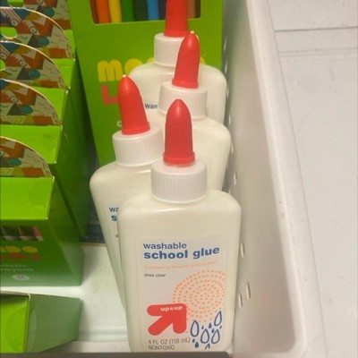 4oz Washable School Glue - Up&up™: Liquid Kids Glue Bottle, Non-toxic ...