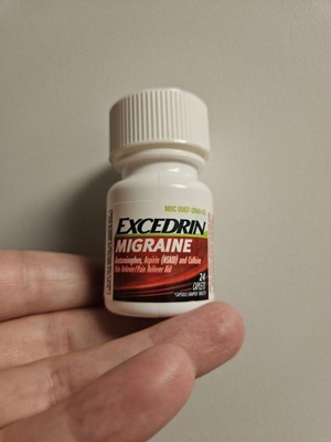 Excedrin Migraine Pain Reliever Caplets - Acetaminophen/aspirin (nsaid ...