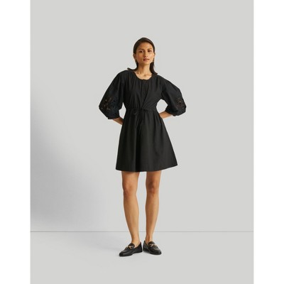 Shirt Dress With Balloon Sleeves Medium : Target
