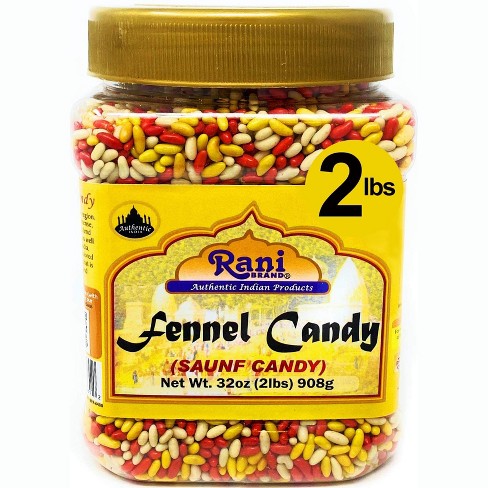 Sugar Coated Fennel Candy - 32oz (2lbs) 908g - Rani Brand Authentic ...